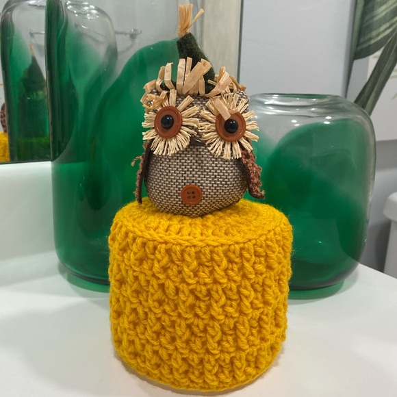Hand Crafted | Storage & Organization | Fall Scarecrow Owl Toilet Paper ...